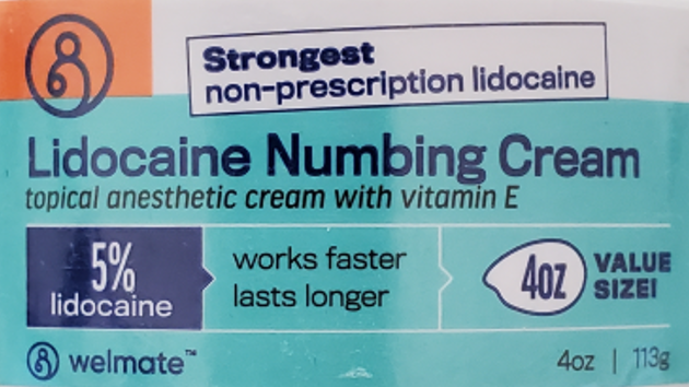 YYBA Recalls Welmate Lidocaine Numbing Cream Due to Failure to Meet ...