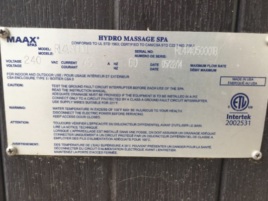 MAAX Spas Recalls Hot Tubs and Swim Spas Due to Fire Hazard | CPSC.gov