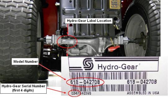 Hydrostatic Lawn Tractors Recalled by Hydro-Gear Due to Crash Hazard ...